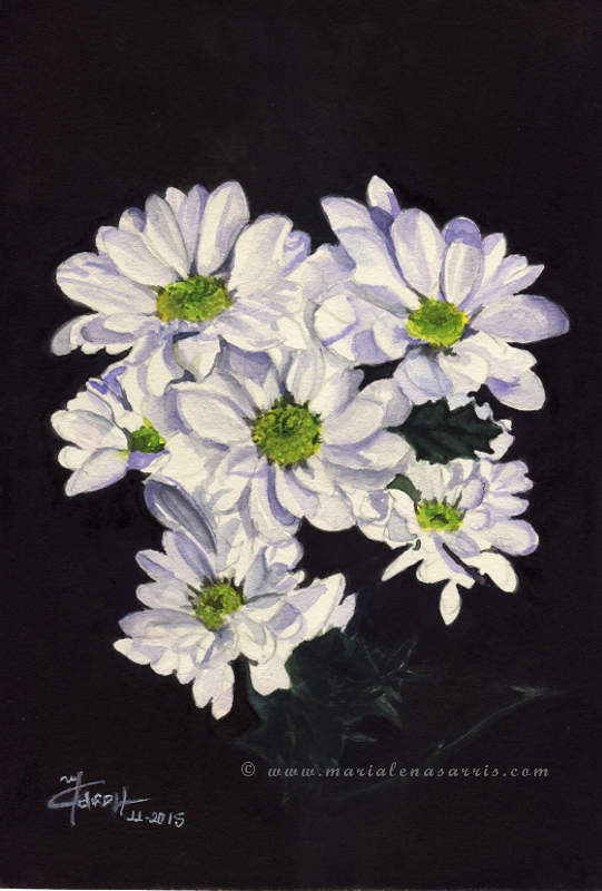 Floral Paintings – Marialena Sarris Μαριαλενα Σαρρη