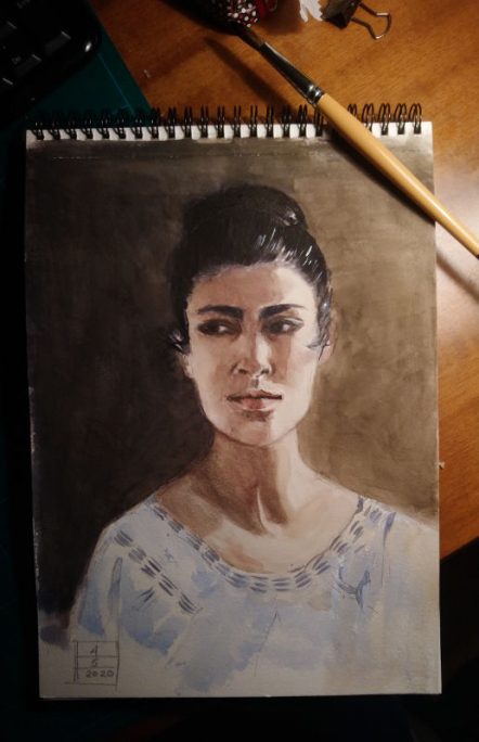 Portrait/ Figure Sketches – Marialena Sarris Μαριαλενα Σαρρη